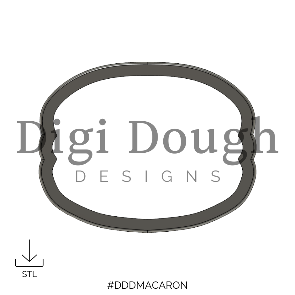 Macaron Cookie Cutter STL - Digi Dough Designs