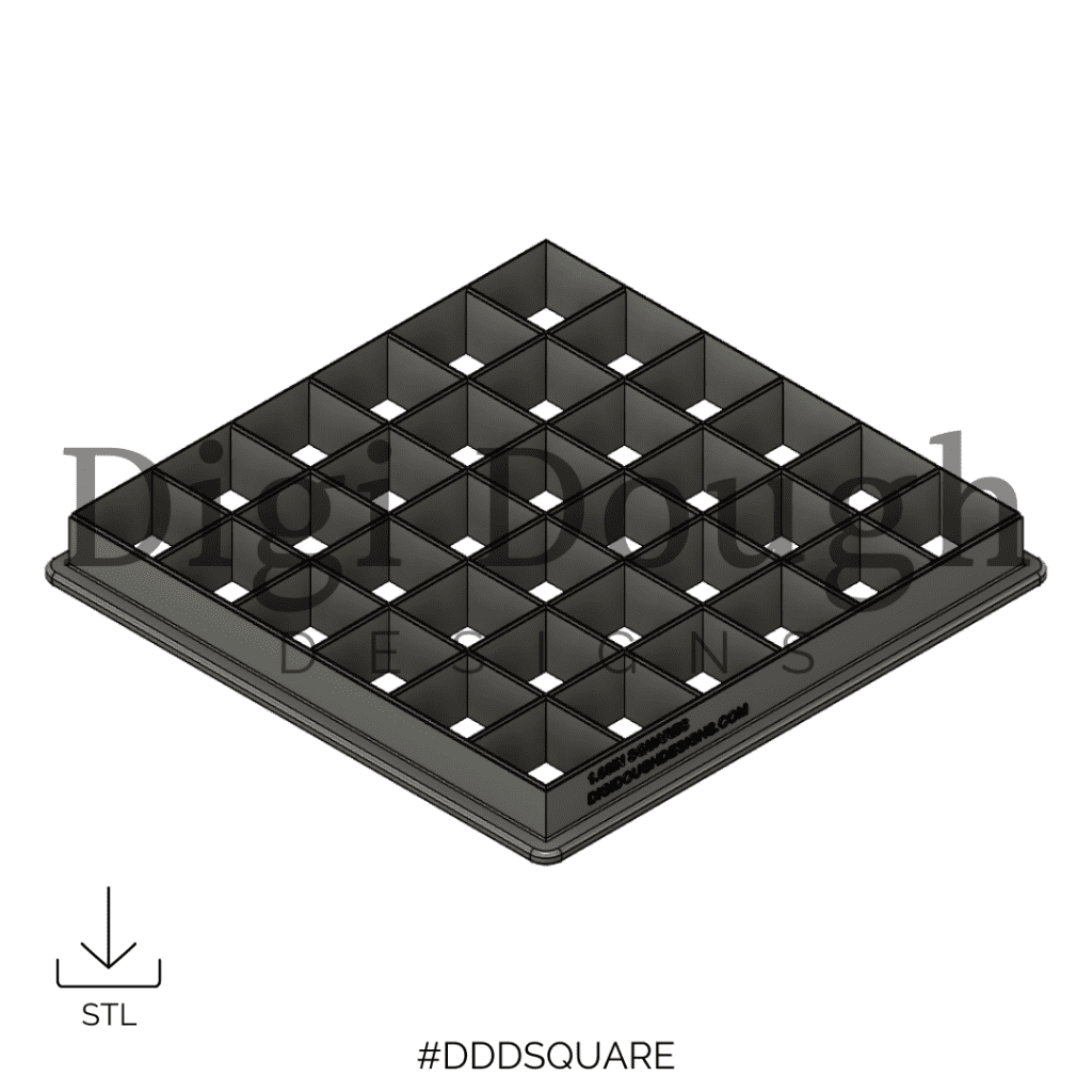 Multi-Cutter 1.00in Squares - Digi Dough Designs