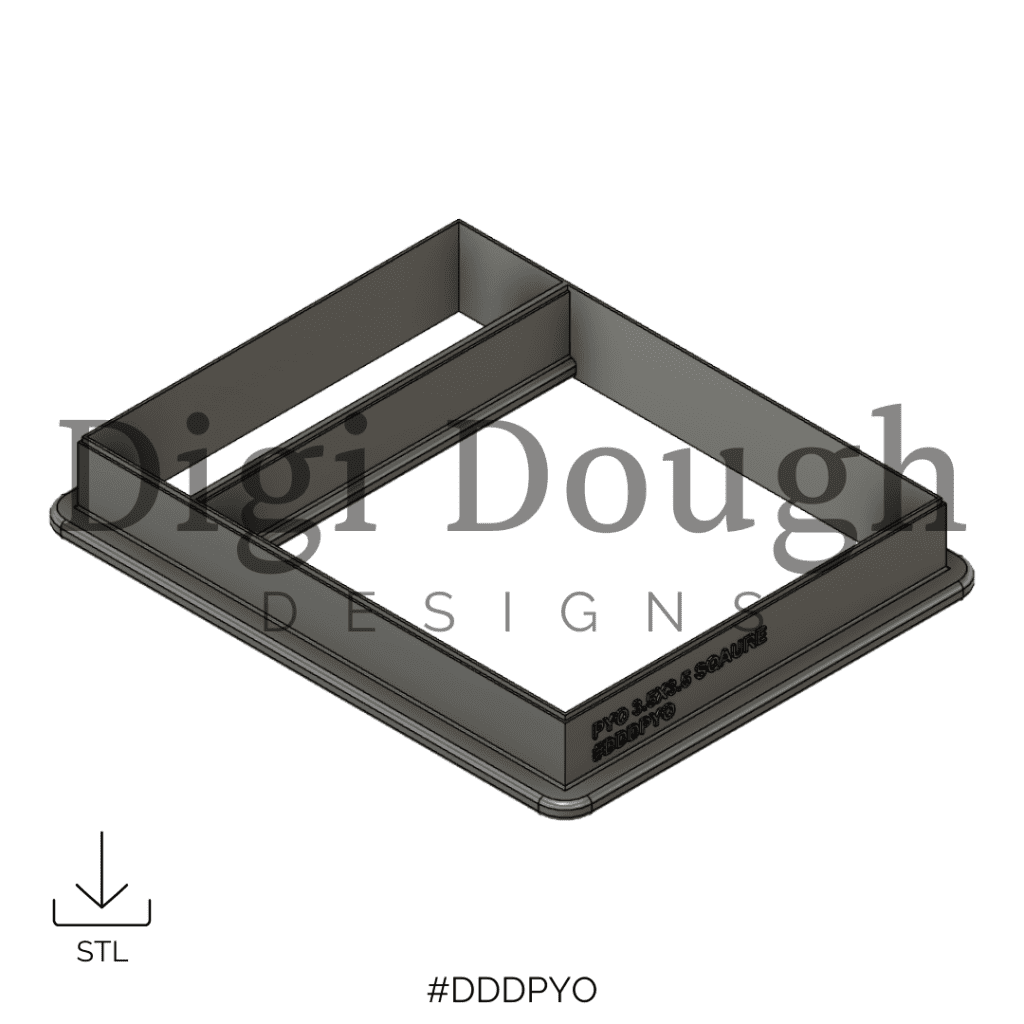 Paint Your Own PYO Cookie Cutter STL - Digi Dough Designs